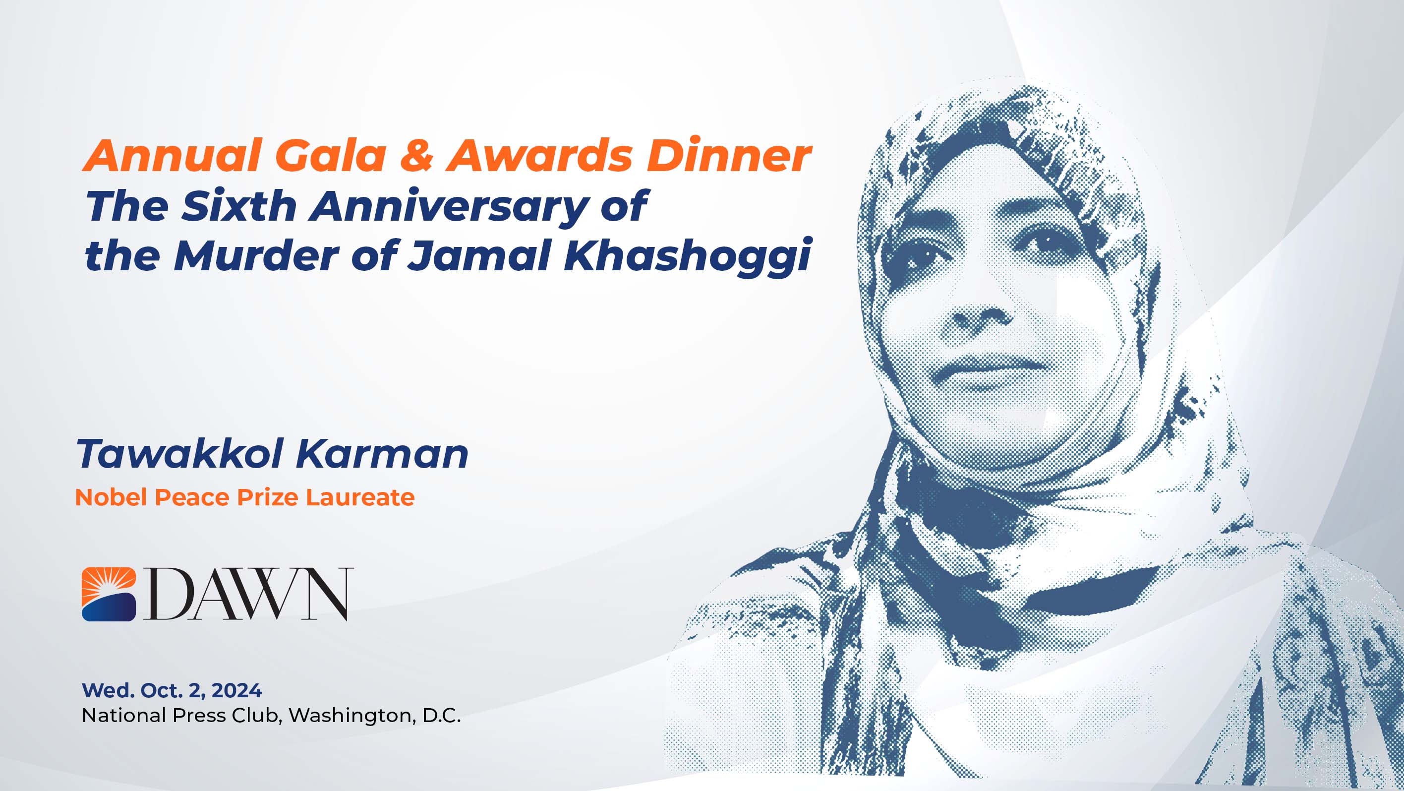 Karman to commemorate Khashoggi's legacy in Washington
